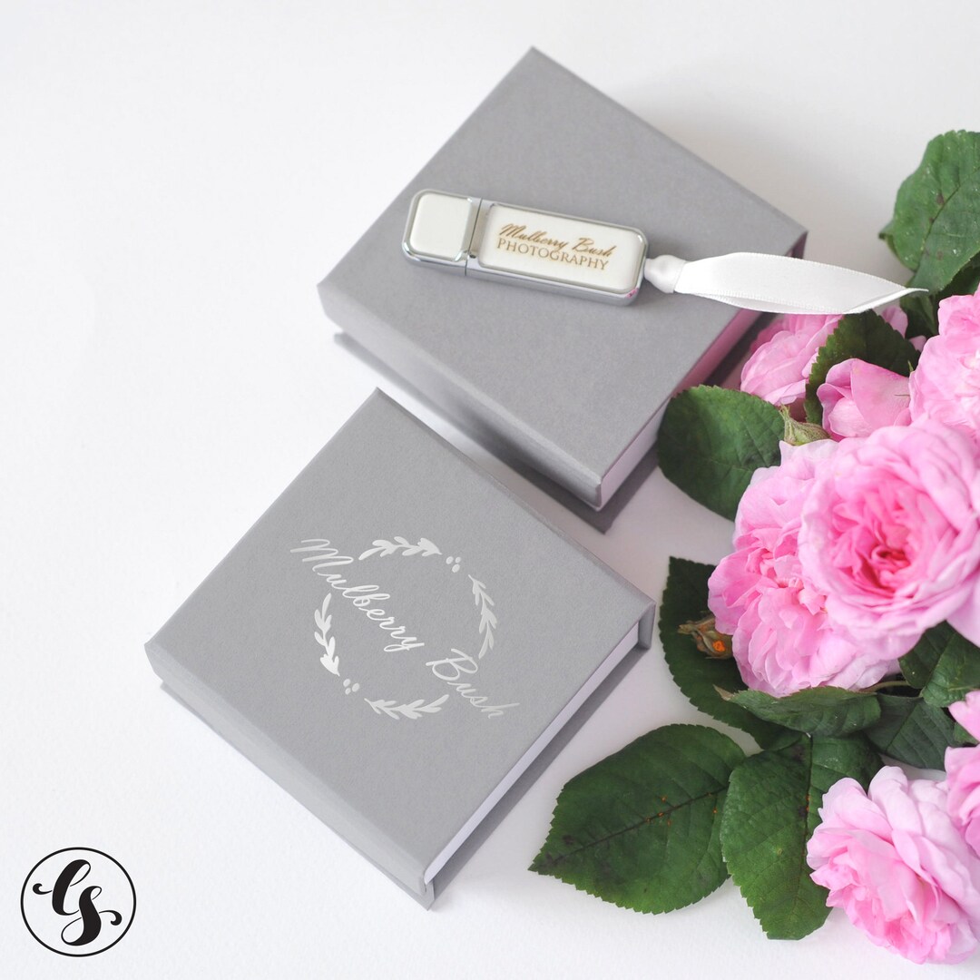 Custom USB Box and Wedding USB Stick Personalized USB Engraved ...
