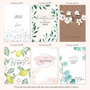 Custom Planner Binder Mini Planner A6 Personalized Diary - Etsy