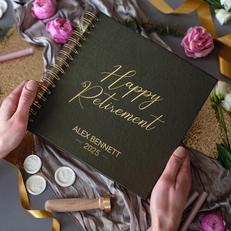 Retirement Book - Etsy