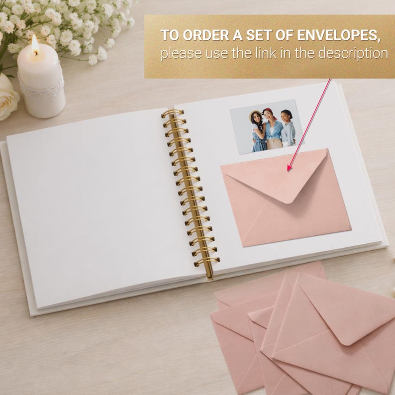 Letters to the Bride Scrapbook, Bridal Shower Keepsake Book With ...