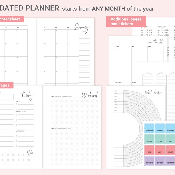 Planner Refill - Etsy