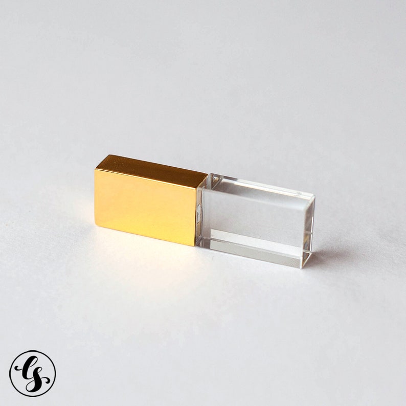 Rose Gold Crystal USB Stick. Personalized Flash Drive Wedding | Etsy