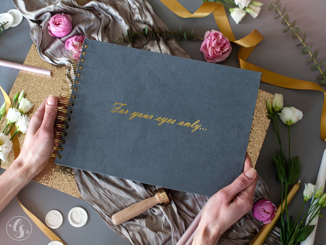 Boudoir Photo Album Gift Wedding for Him, for Your Eyes Only Photo Book ...