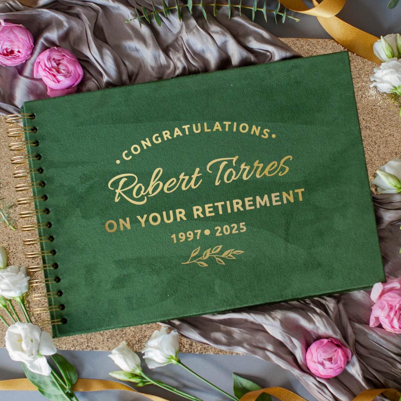 Retirement Book - Etsy