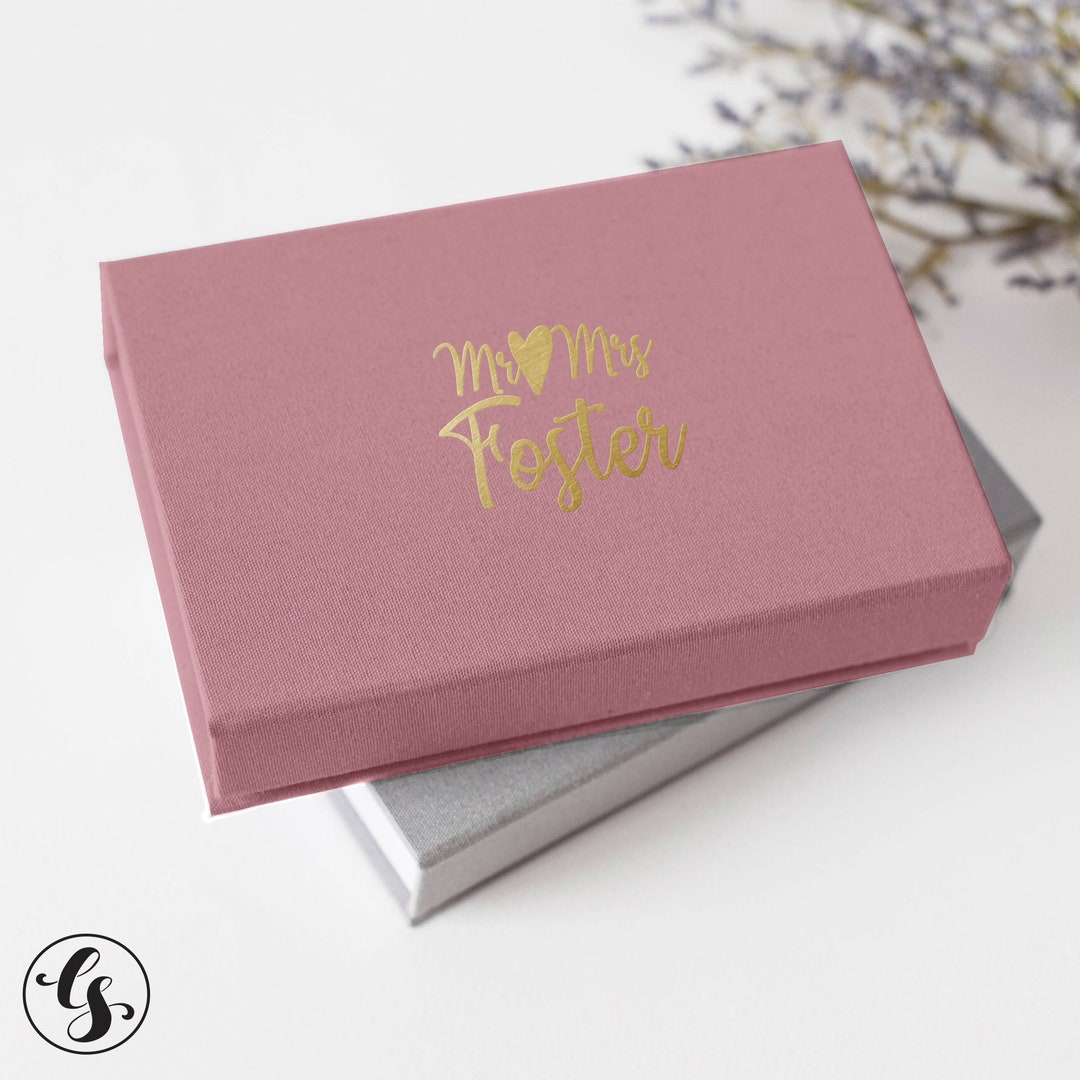 Photo Box Personalized Linen Photo Print Box Wedding Photographer Boxes ...