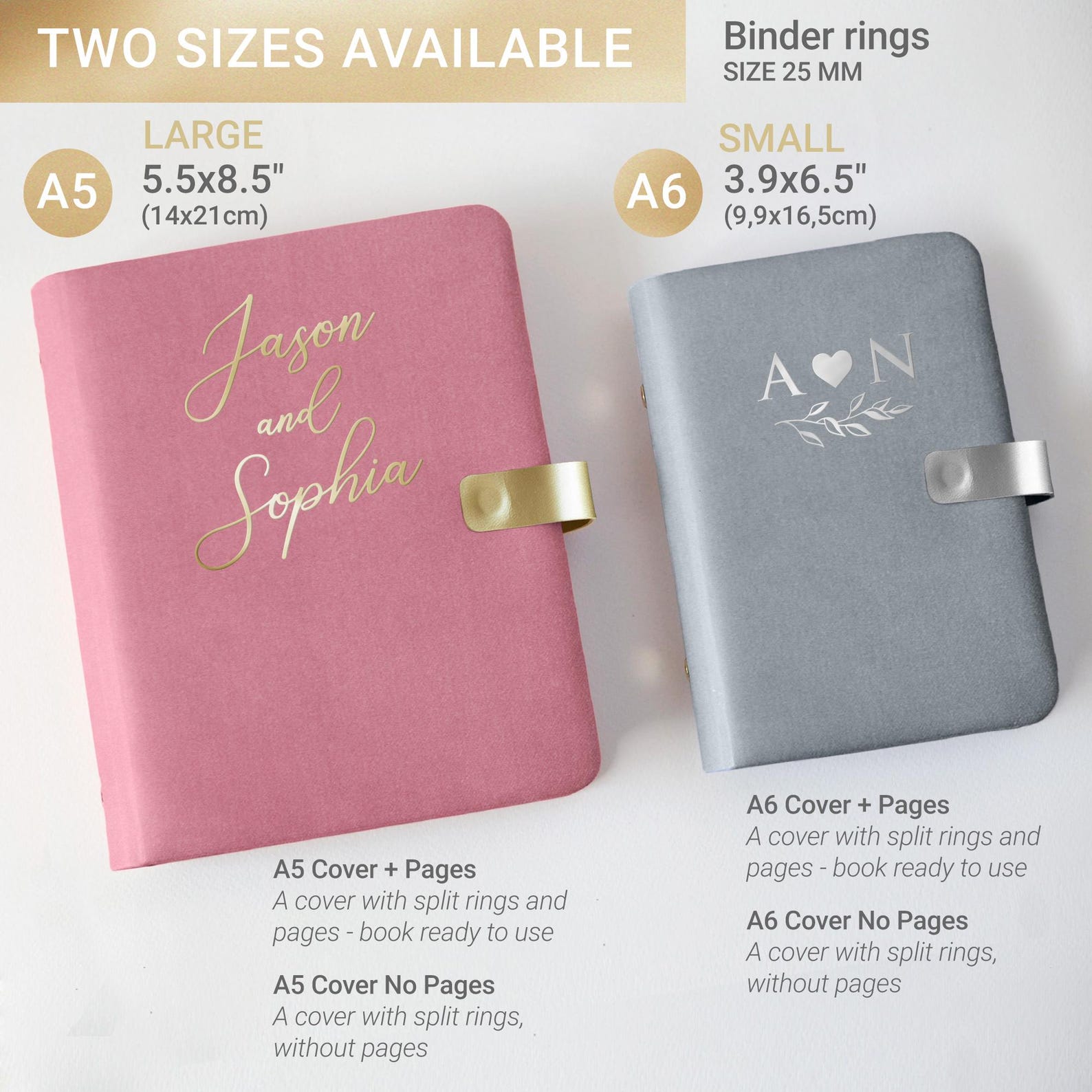 Minimal Wedding Planner Book Personalized, Engagement Gift for Couple ...