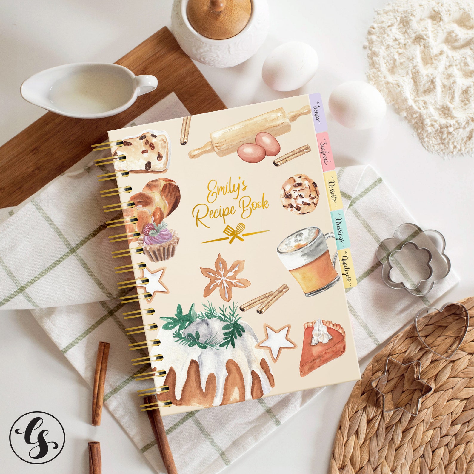 Recipe Book Personalized Cookbook Mother's Day Gift Family - Etsy