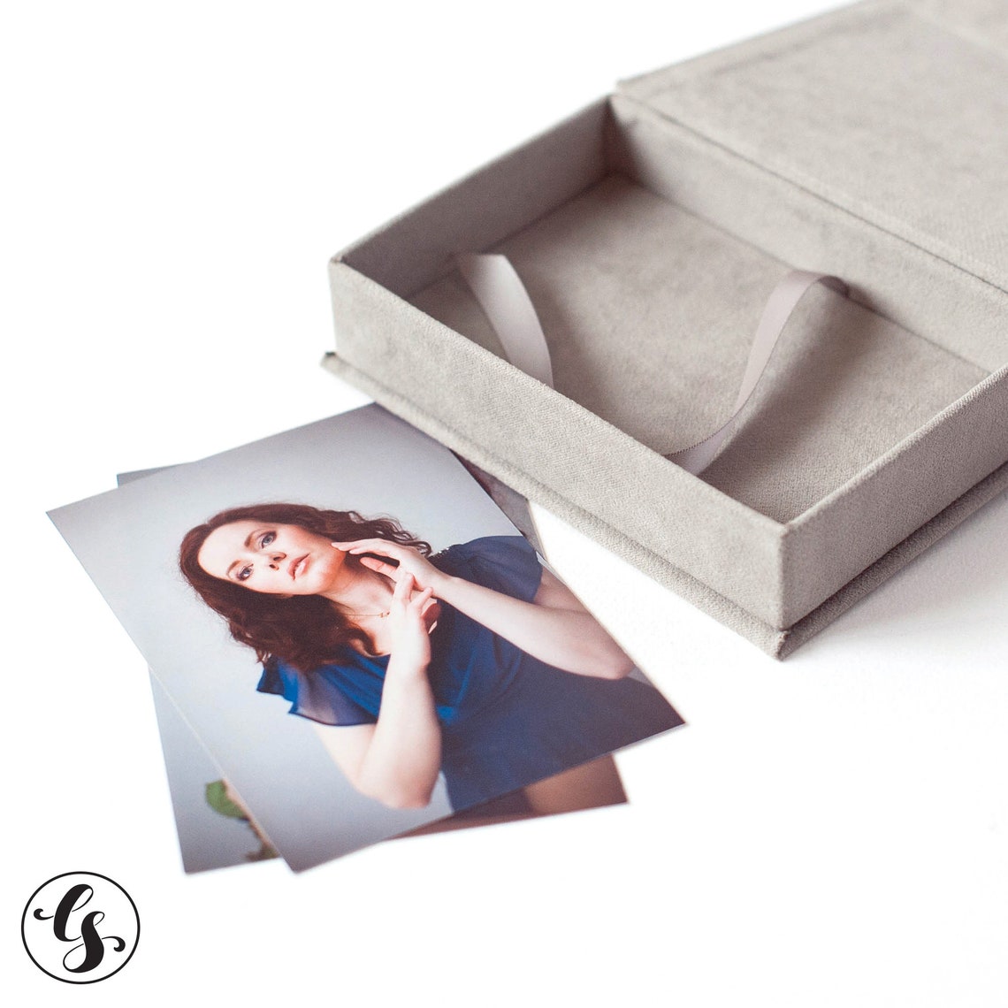Suede Print Box Photo Storage. Personalised Box Photography | Etsy