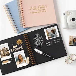 Adventure Book Scrapbook Photo Album, Bucket List Book Our Adventure ...