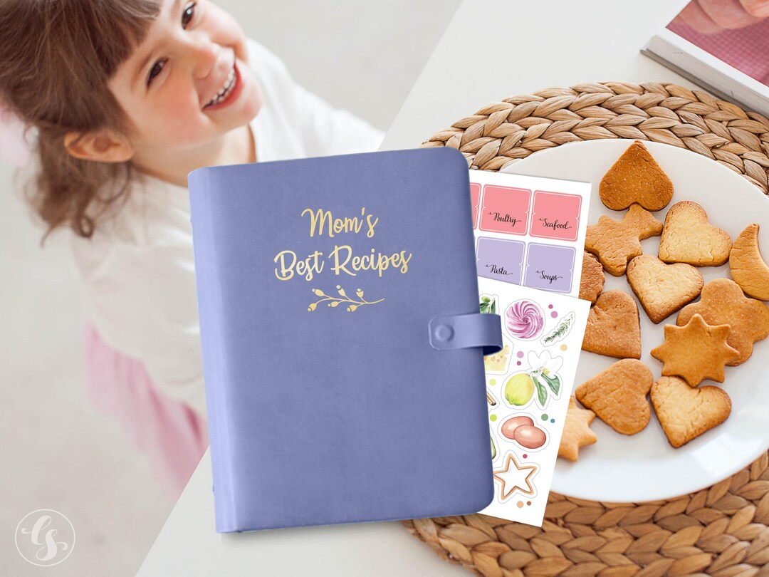 Custom Recipe Book Personalized Family Cookbook Blank Recipe Journal ...