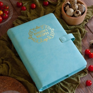 Recipe Book With Dividers Cookbook, Custom Recipe Journal for Mom ...