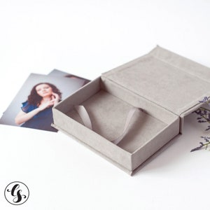 Suede Print Box Photo Storage. Personalised Box Photography - Etsy