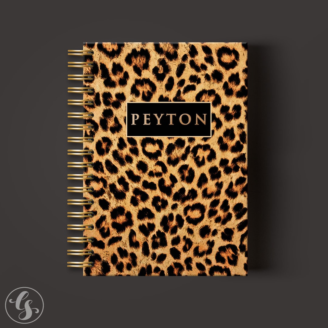 Personalized Leopard Planner 2025-2026 for Her, Daily Weekly Academic ...