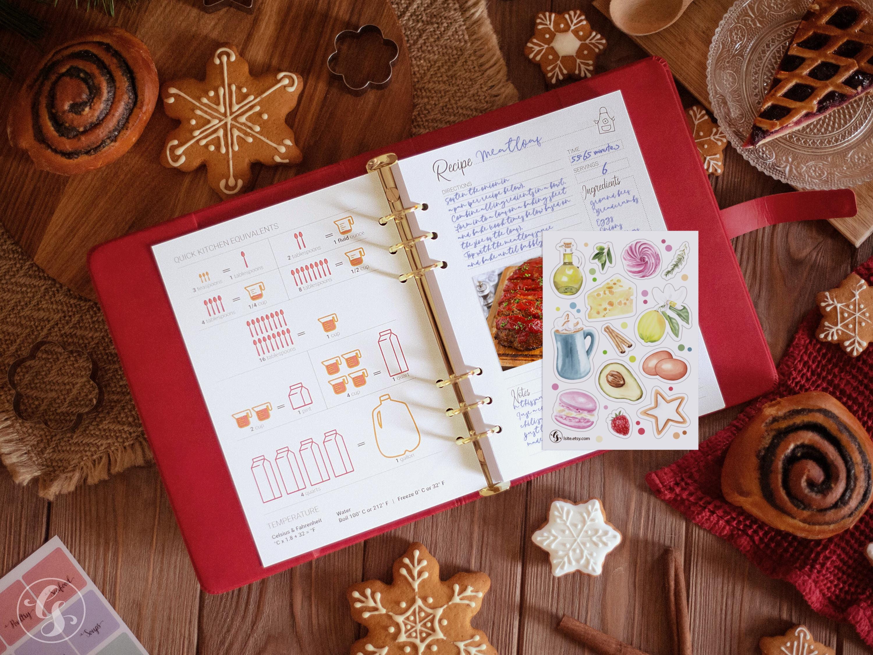 Personalized Recipe Book for Mom, Custom Family Cook Book Binder With ...