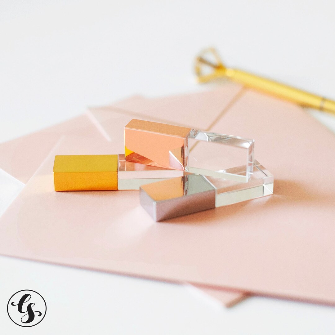 Rose Gold Crystal USB Stick. Personalized Flash Drive Wedding Memory ...