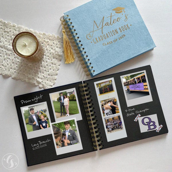 Grad Scrapbook Album - Etsy