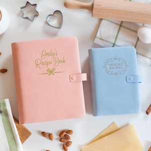Custom Cookbook Binder With Dividers, Blank Recipe Book for Family ...