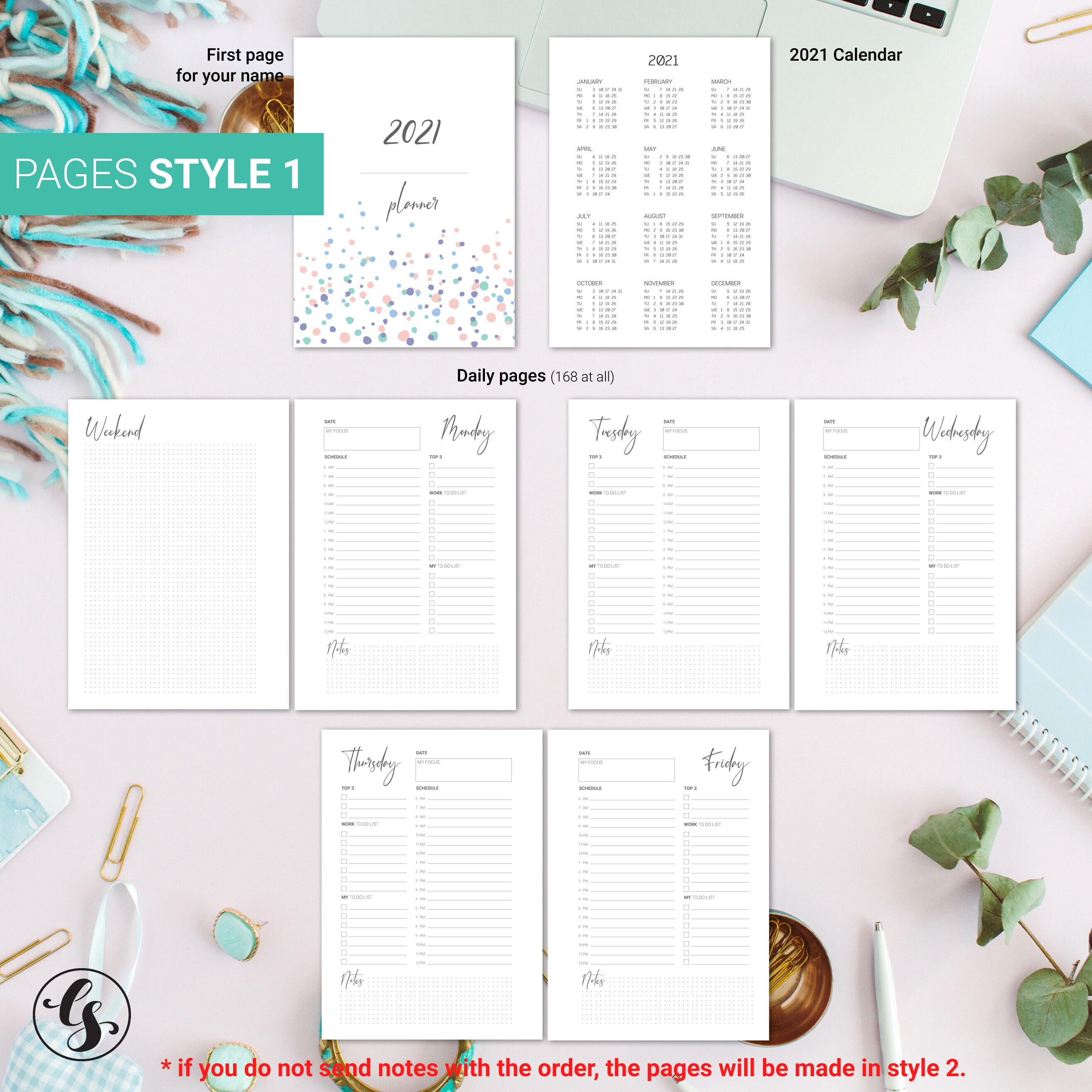 Custom Planner Binder Mini Planner A6 Personalized Diary | Etsy