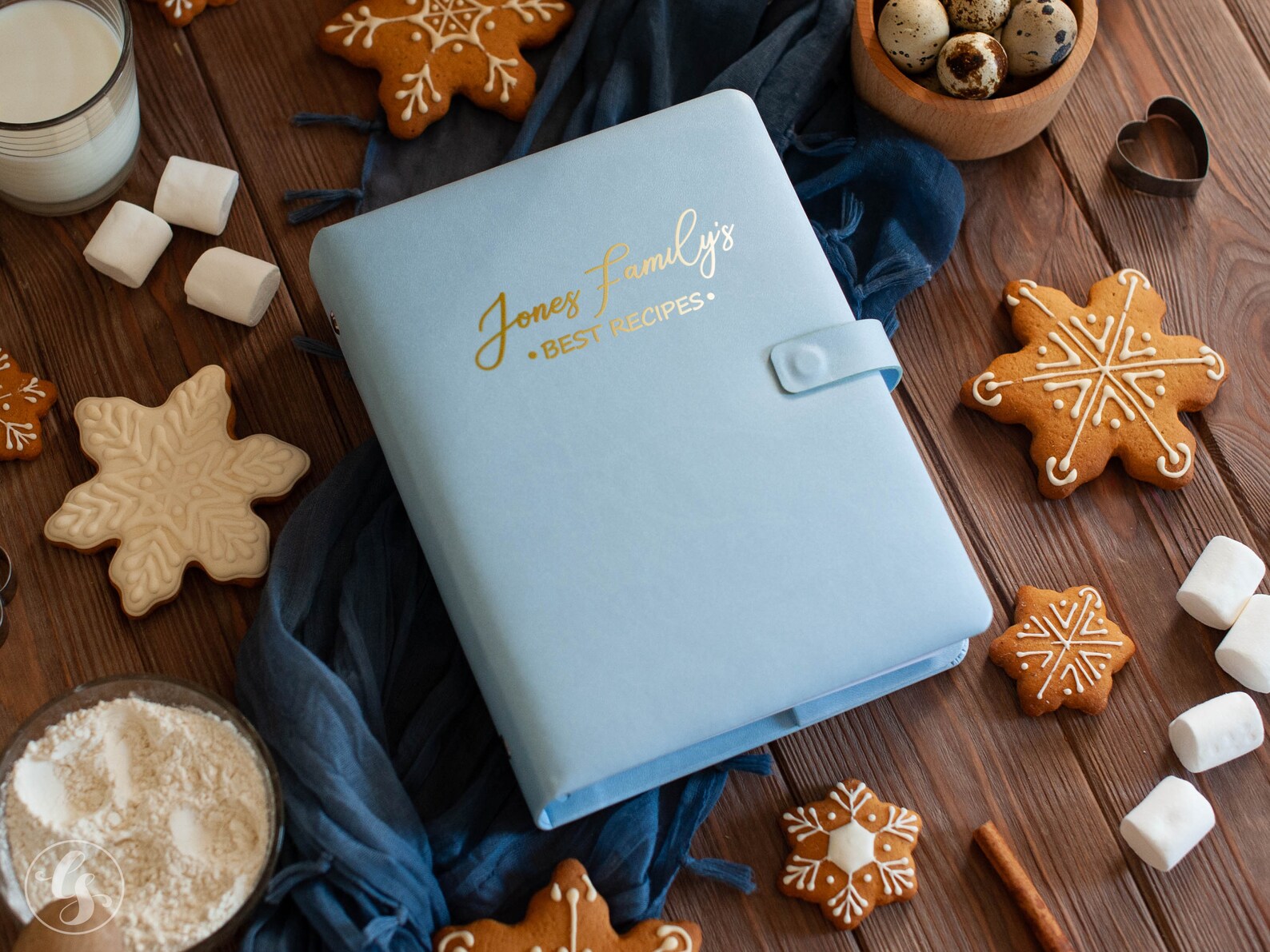 Custom Recipe Book Housewarming Gift for Women, Family Cookbook ...