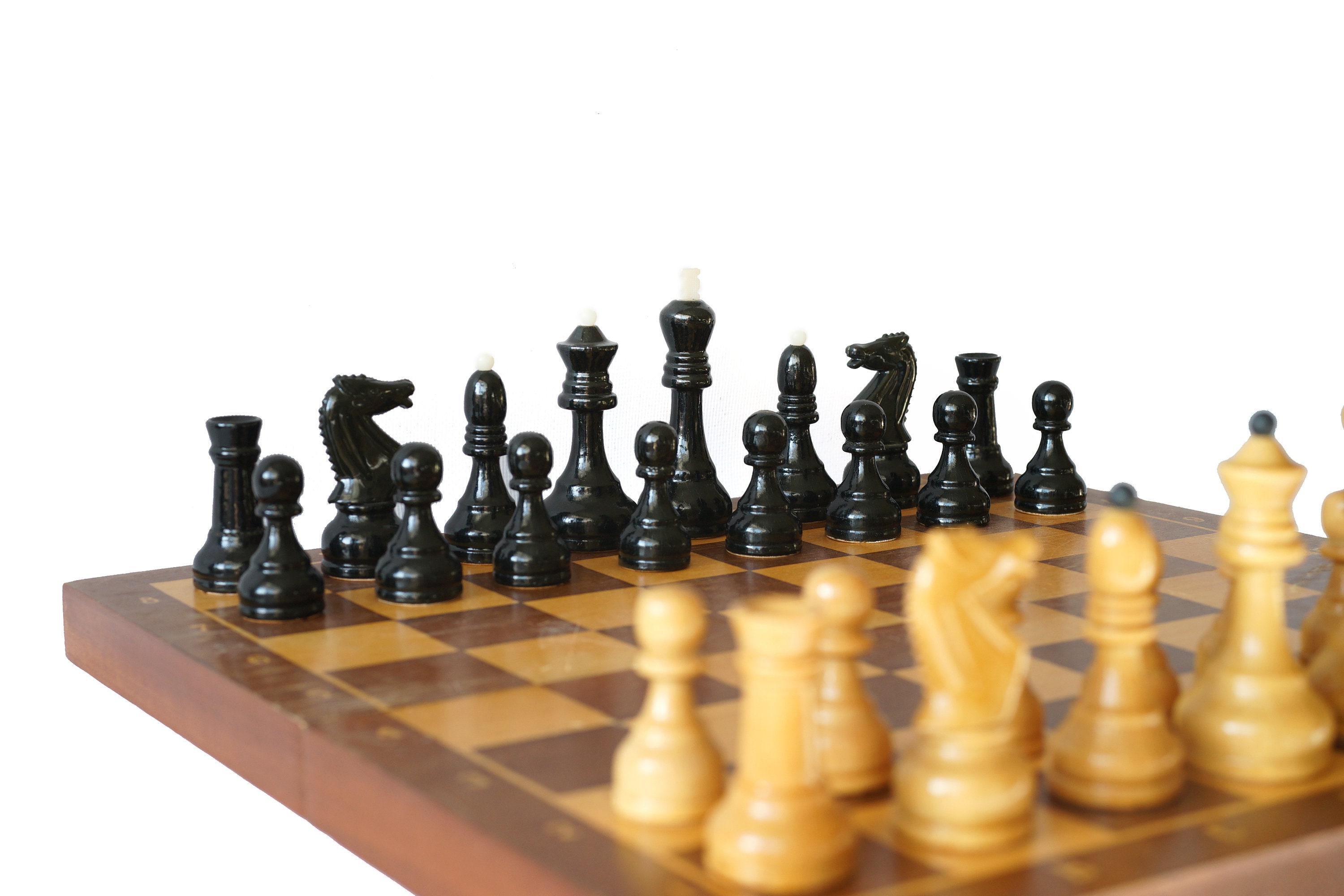 1980s Made! Vintage Soviet Wooden Tournament Chess - USSR - Etsy