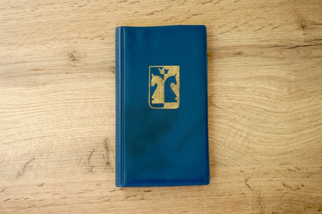 Vintage Chess Notebook - USSR - Etsy