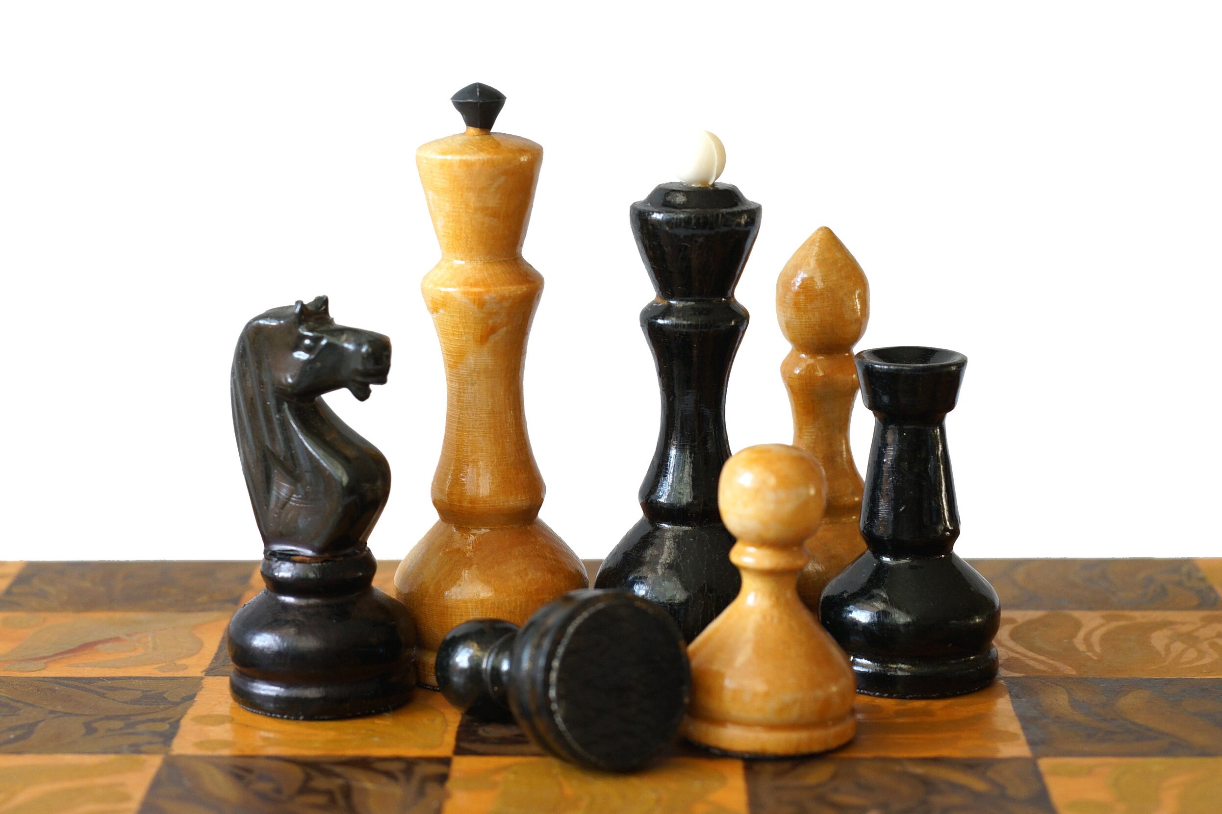 Early 1980s Made Vintage Soviet Wooden Chess - Etsy