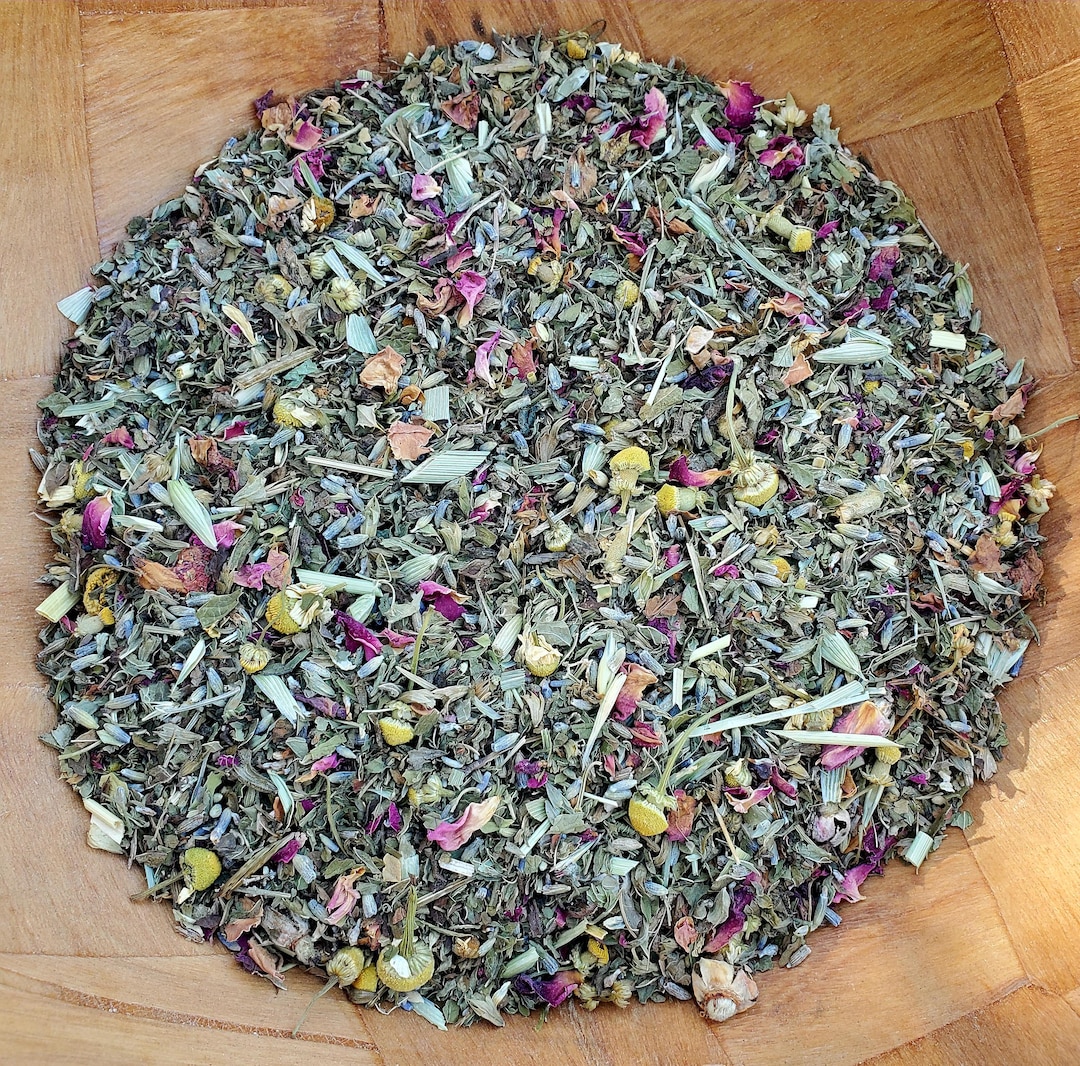 Stress Relief Tea Chamo-mint Loose Leaf Tea Peppermint Lavender ...