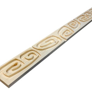 Tiki Wooden Moldings - Tiki Swirl (box of 10) - Etsy