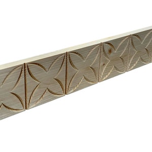 Tiki Wooden Moldings - Polynesian Flowers (box of 10) - Etsy