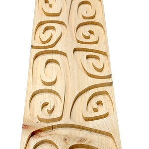 Tiki Wooden Moldings - Tiki Swirl Wide (box of 9) - Etsy