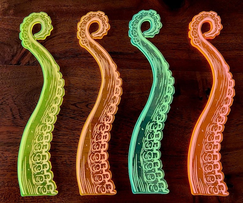 Tiki Tentacle Swizzle Sticks - Octopus (set of 4) - Etsy