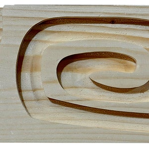 Tiki Wooden Moldings - Tiki Swirl (box of 10) - Etsy