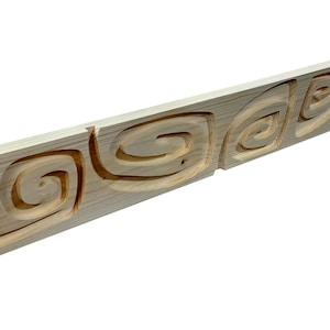 Tiki Wooden Moldings - Tiki Swirl (box of 10) - Etsy