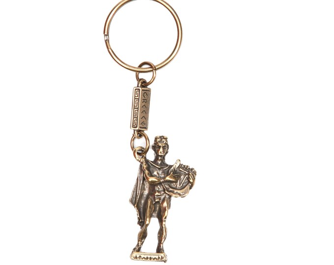 Handcrafted Apollo God Keychain Symbol of Light and Inspiration ...