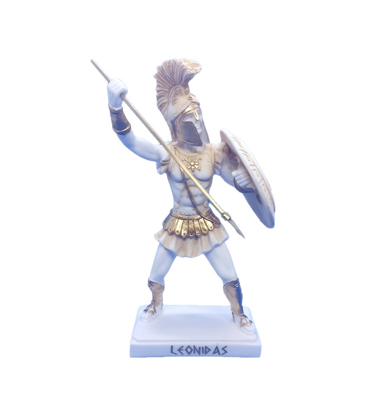 Greek Statue Leonidas Sparta Symbol of Courage and Valor - Etsy
