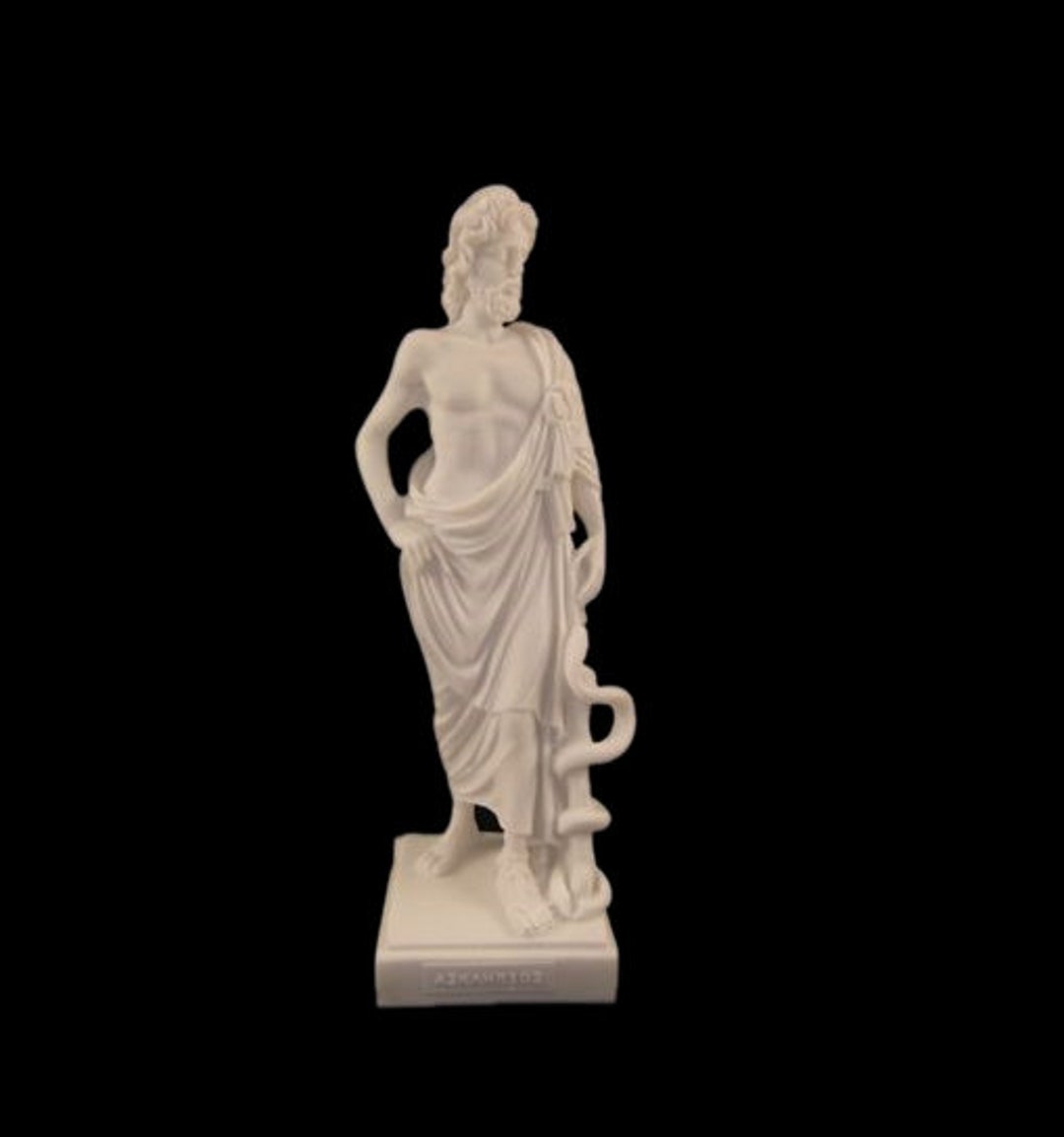 Greek Statue Asklipios Greek Sculpture Gift for Medical Professionals ...