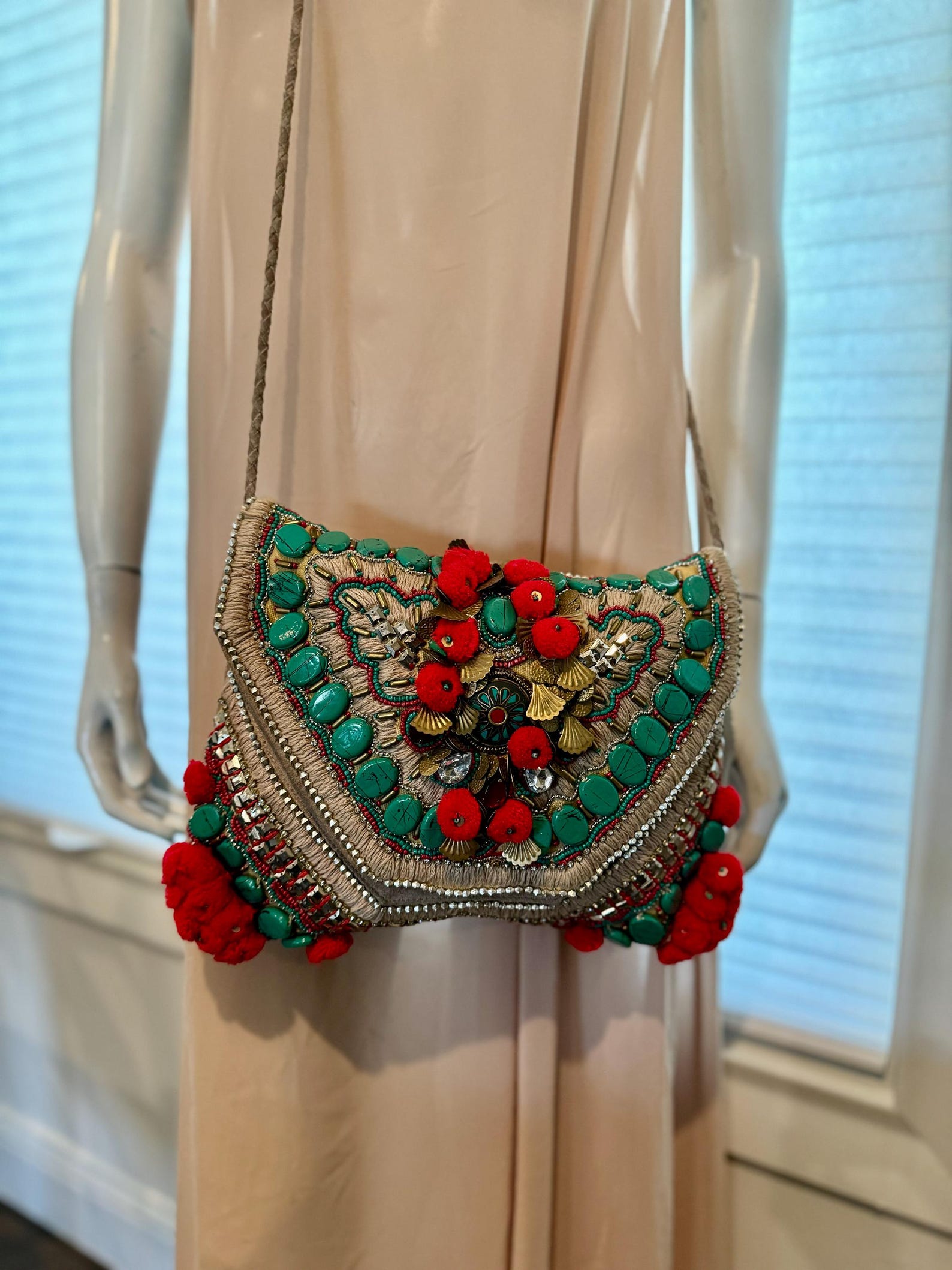 ANTIK BATIK Boho Chic CUZCO Wallet Beaded/studded Crossbody Bag - Etsy
