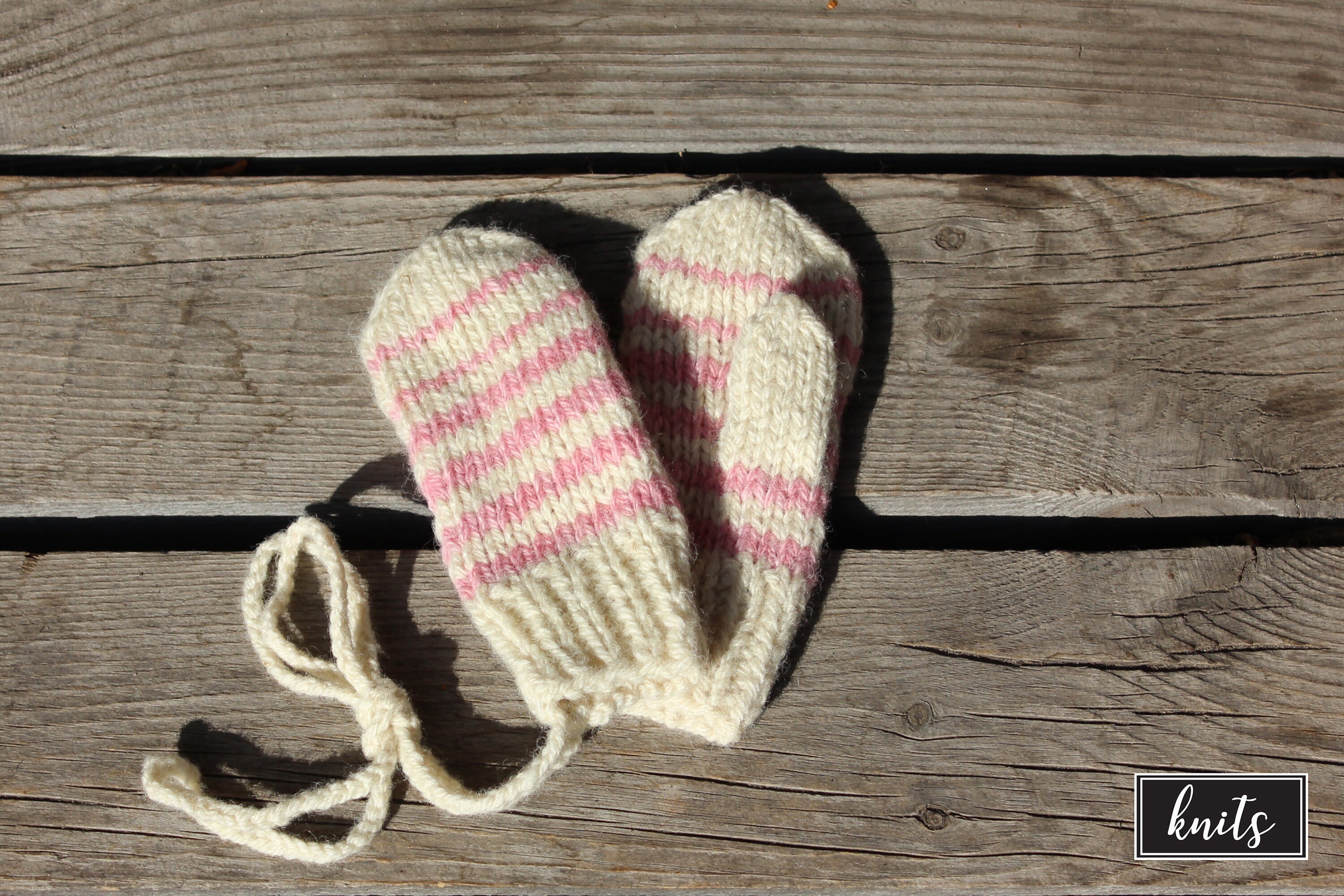 Kids Organic Merino Wool Mittens, Hand Knit Mittens With Love From ...