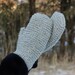 Hand Knit Mittens. 100% Natural Wool Handmade Mittens. Warm - Etsy
