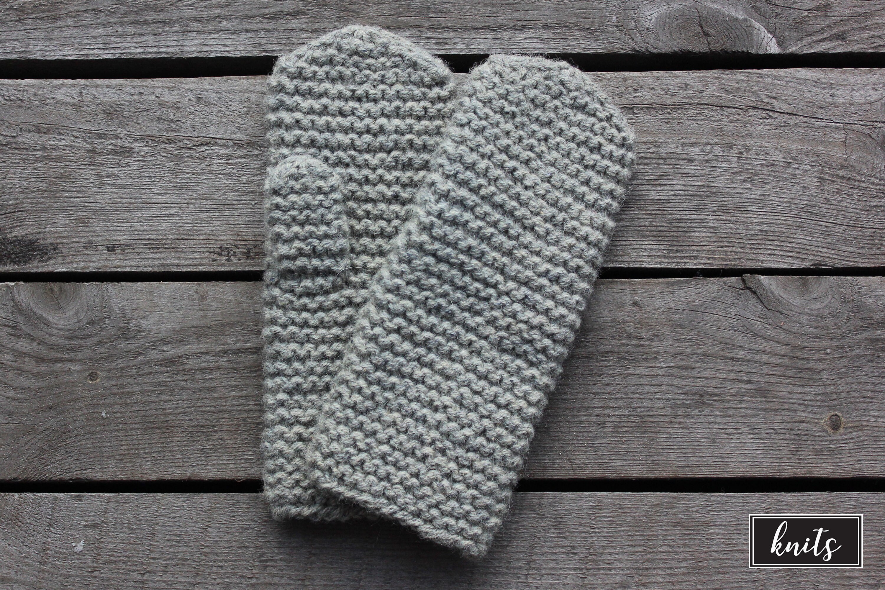 Hand Knit Mittens. 100% Natural Wool Handmade Mittens. Warm - Etsy