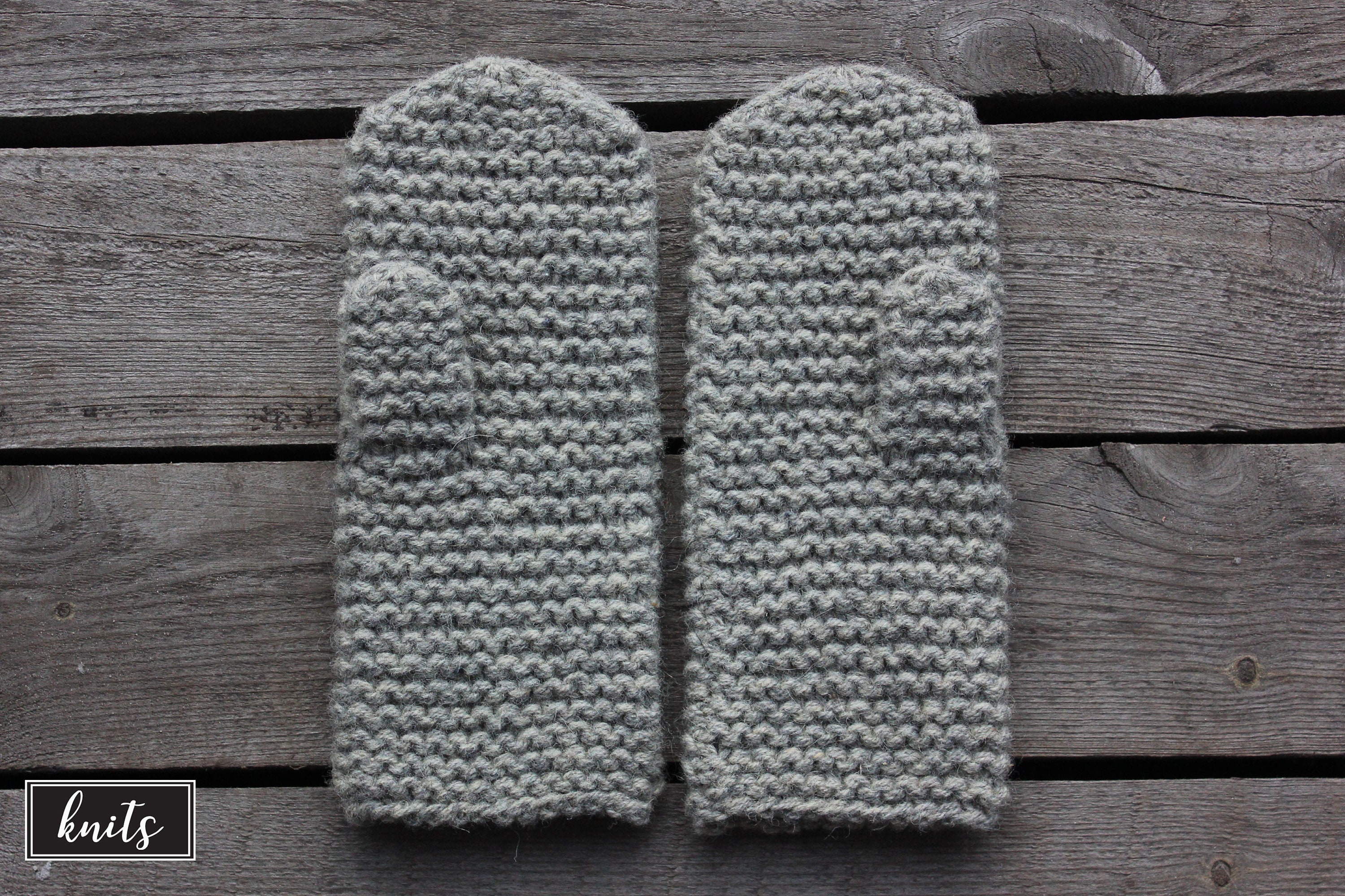Hand Knit Mittens. 100% Natural Wool Handmade Mittens. Warm - Etsy