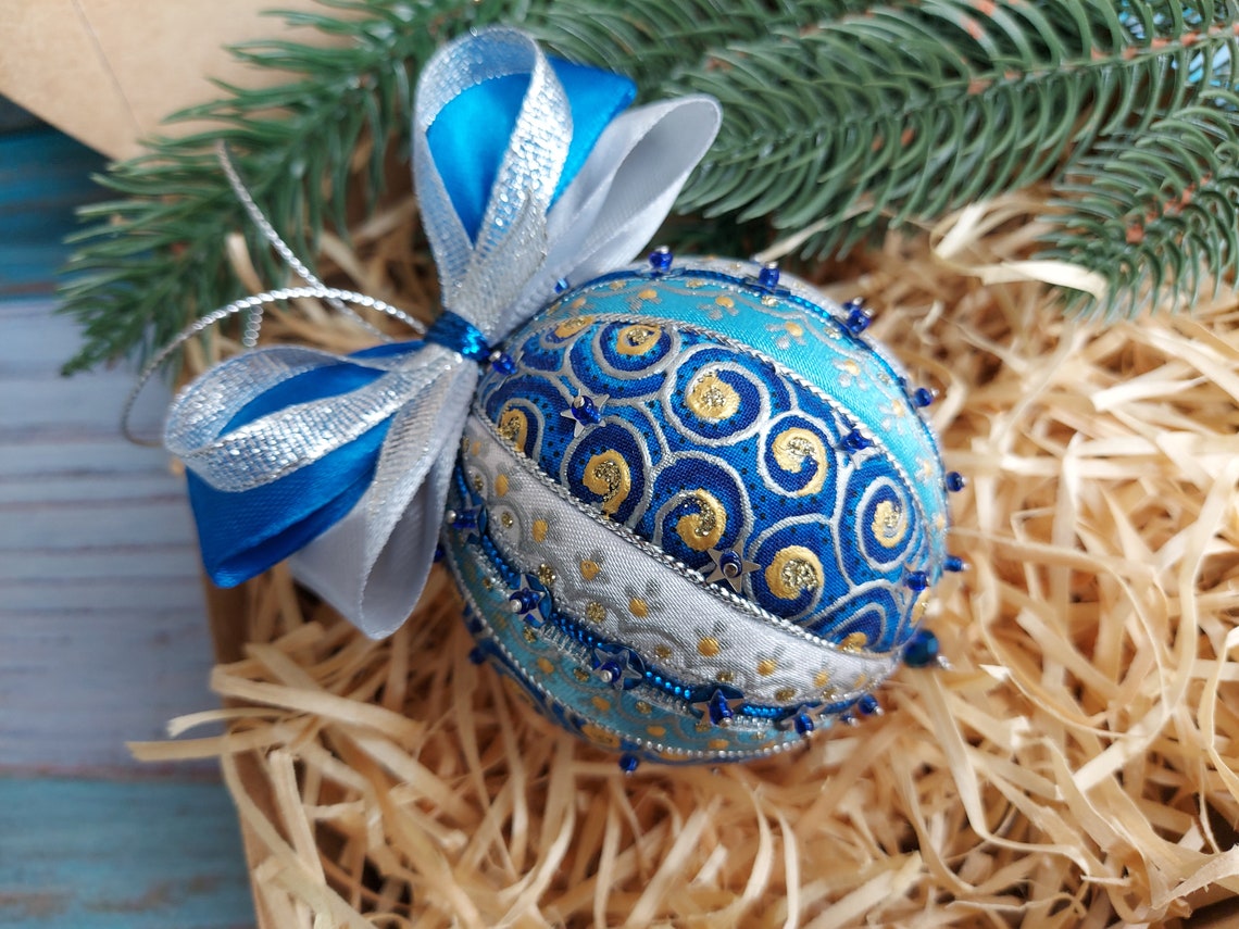 Christmas Baubles Set 4 Pcs Merry Christmas Fir-tree Decoration New ...