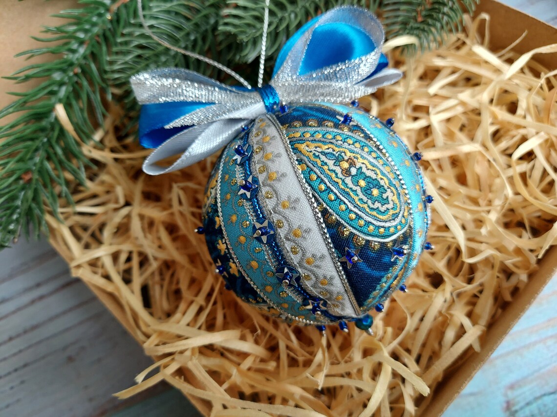 Christmas Baubles Set 4 Pcs Merry Christmas Fir-tree Decoration New ...