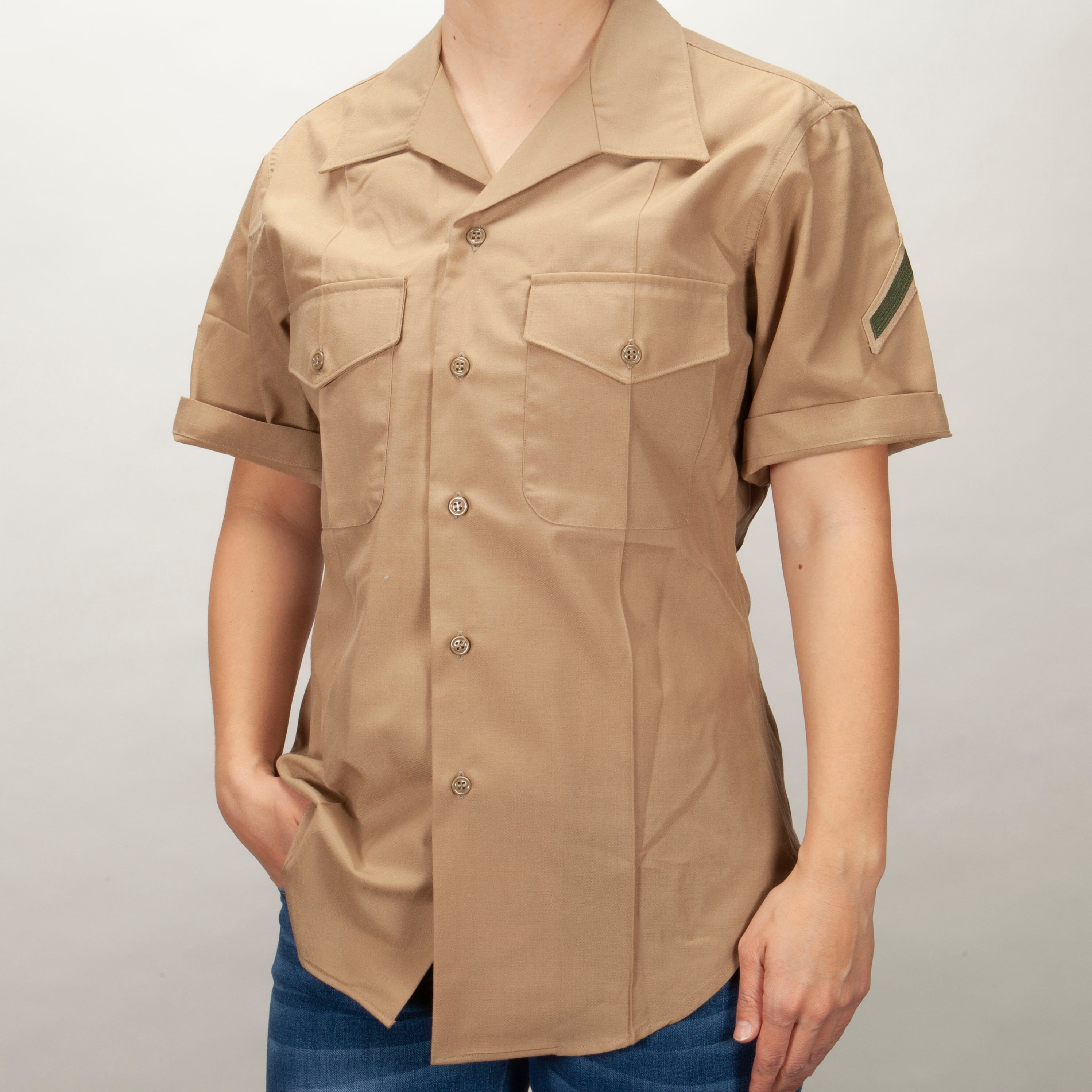 Vintage Military Button Up - Etsy