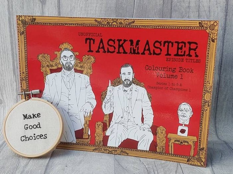 Unofficial Taskmaster Titles Colouring Book Volume 1. Greg Davies, Alex ...