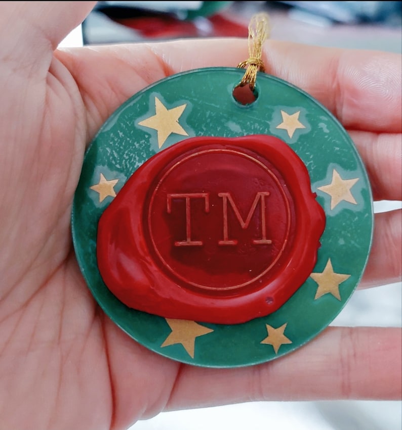 Taskmaster Inspired Wax Seal Christmas Bauble/hanging Decoration. Alex ...