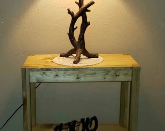 Rustic end table | Etsy