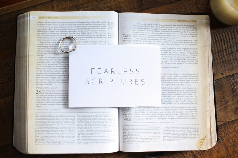 Fearless Scripture Cards: Printable Scripture Cards - Verse Printable ...