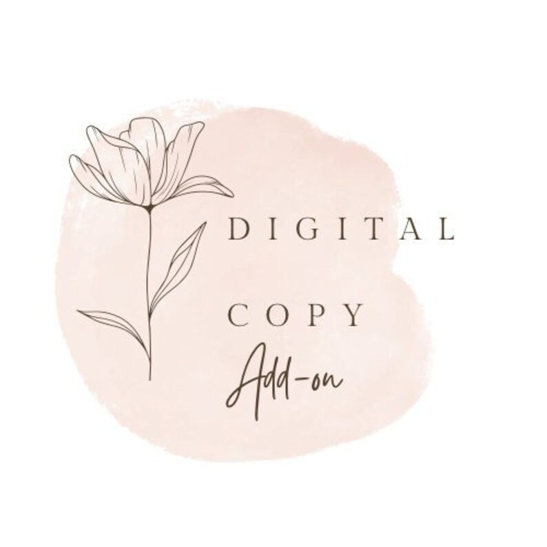 Digital File Add-on - Etsy