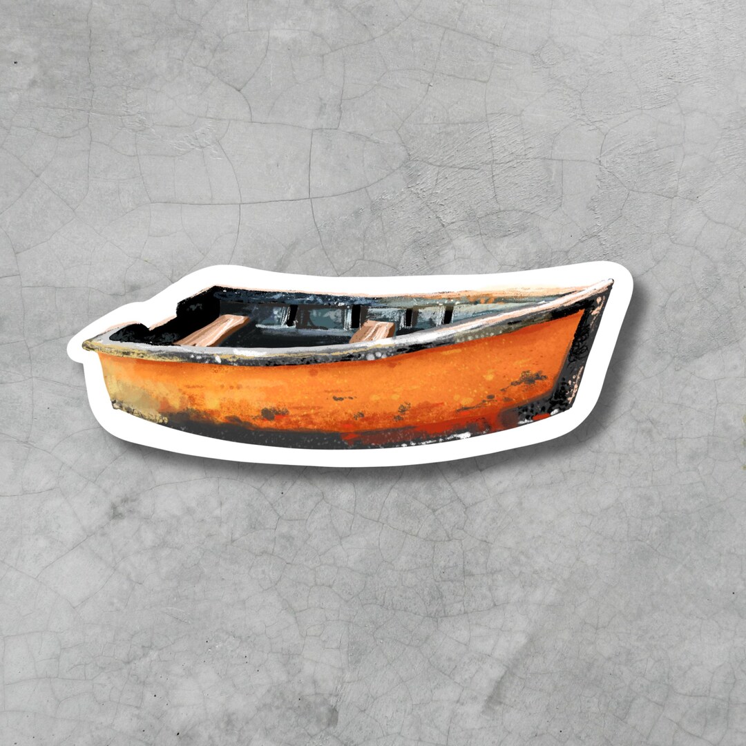 Boat Sticker, Fishing, Canoe, Waterproof, Durable, Vinyl, Hiking ...